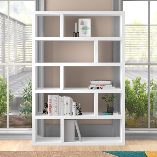 White bookcase 120cm wide store
